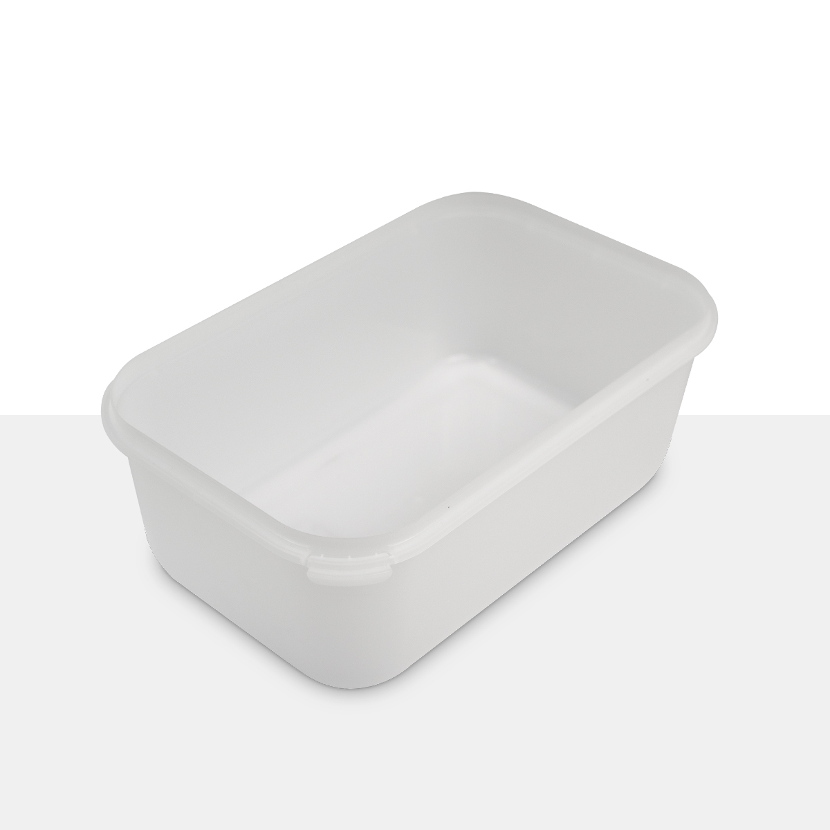 1 litre rectangular ice cream recyclable container (243 units ...